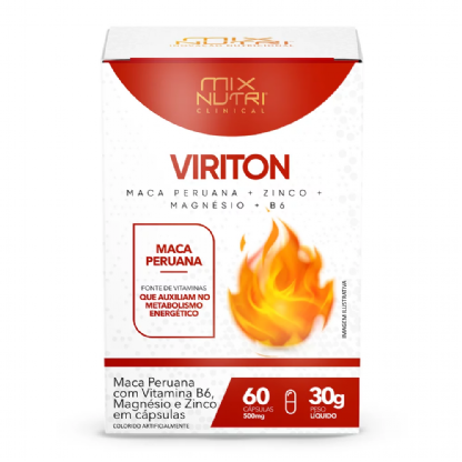 Viriton Mix Nutri 30 Gramas 60 Cápsulas Mix Nutri