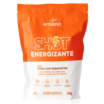 Emana Shot Energizante Chá (Sabor Hibisco) | Mafra