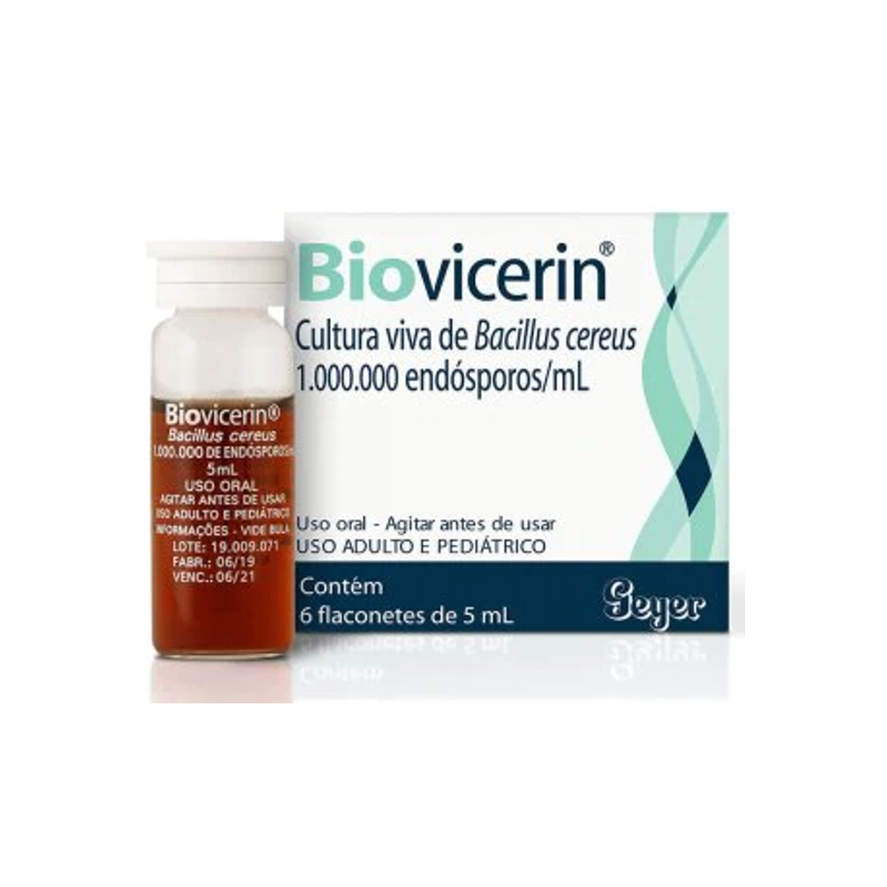Biovicerin 5ML Com 6 Flaconetes Daudt