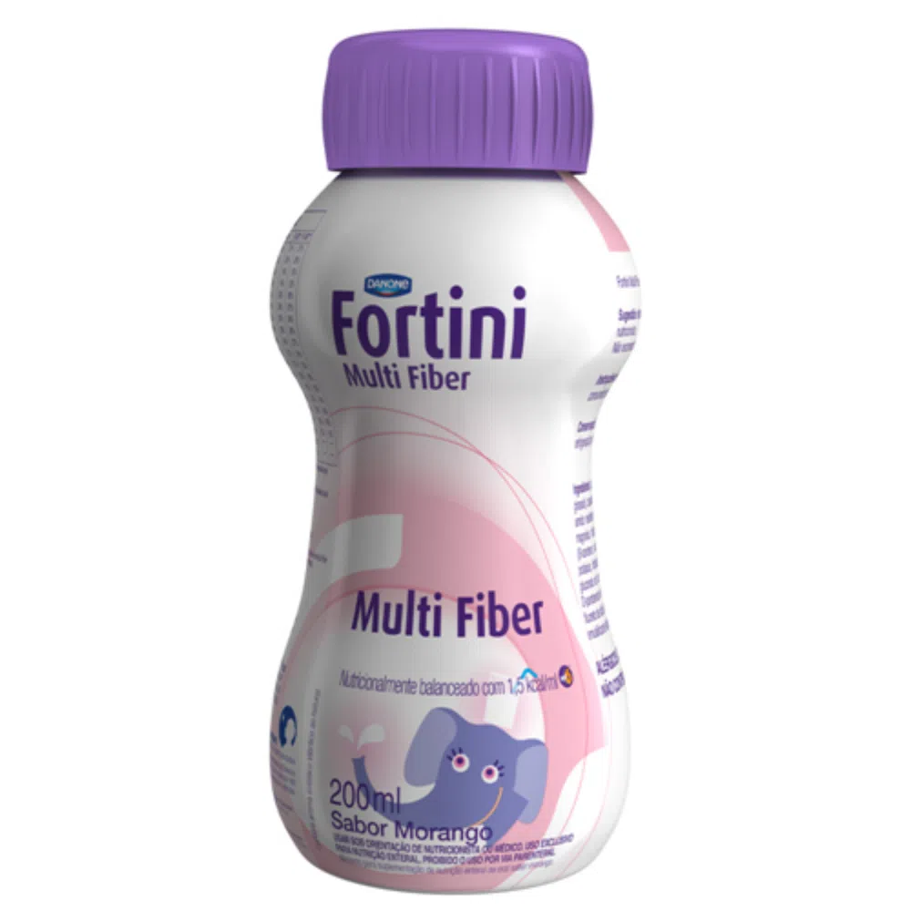 Fortini Multi Fiber Sabor Morango 200mL Danone