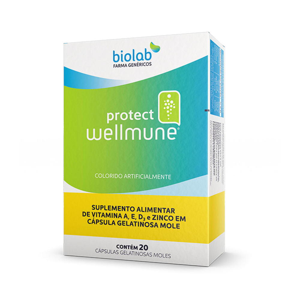 Protect Wellmune 20 Cápsulas Biolab