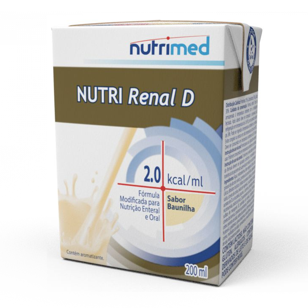 Nutri Renal D 2.0 Baunilha 200ml Danone