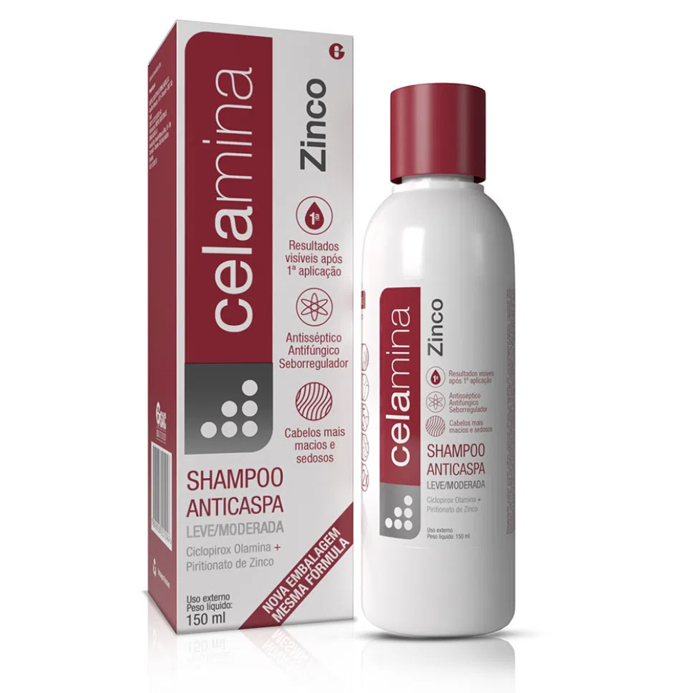 CELAMINA ZINCO SHAMPOO ANTICASPA 150 ML
