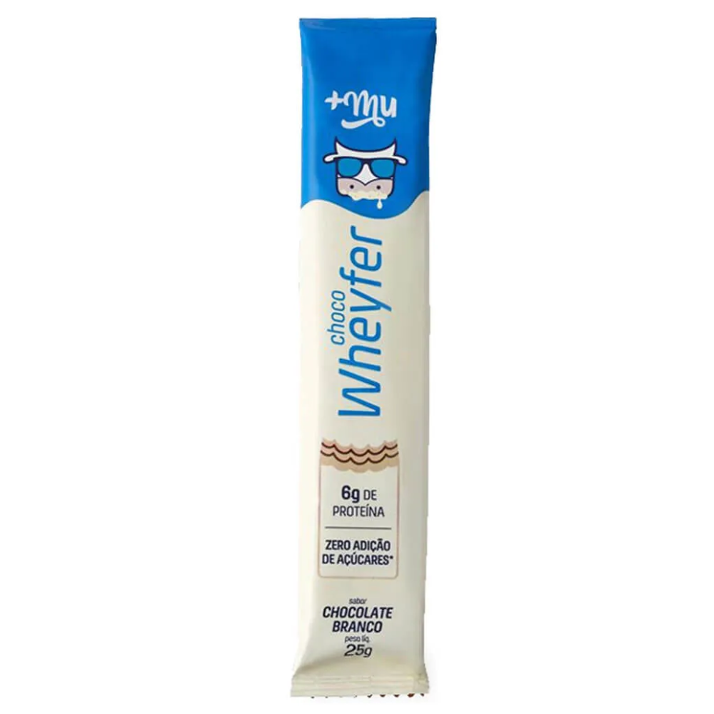 MAIS MU CHOCO WHEYFER CHOC BRANCO 25G